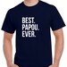 Best Papou Ever Shirt Papou Gift Papou Tshirt Father's - Etsy
