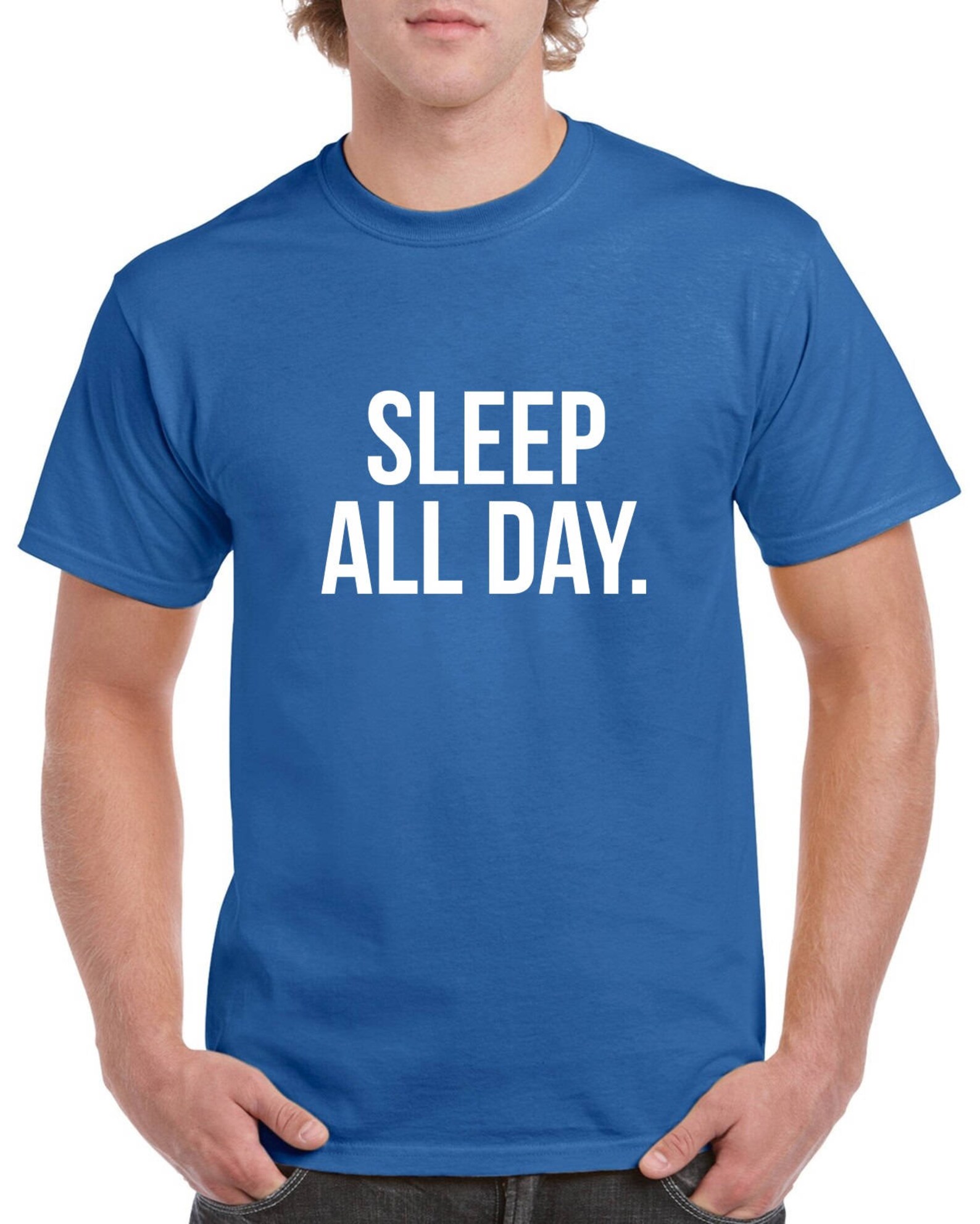 Sleep All Day Shirt Funny Sleep Tshirt - Etsy