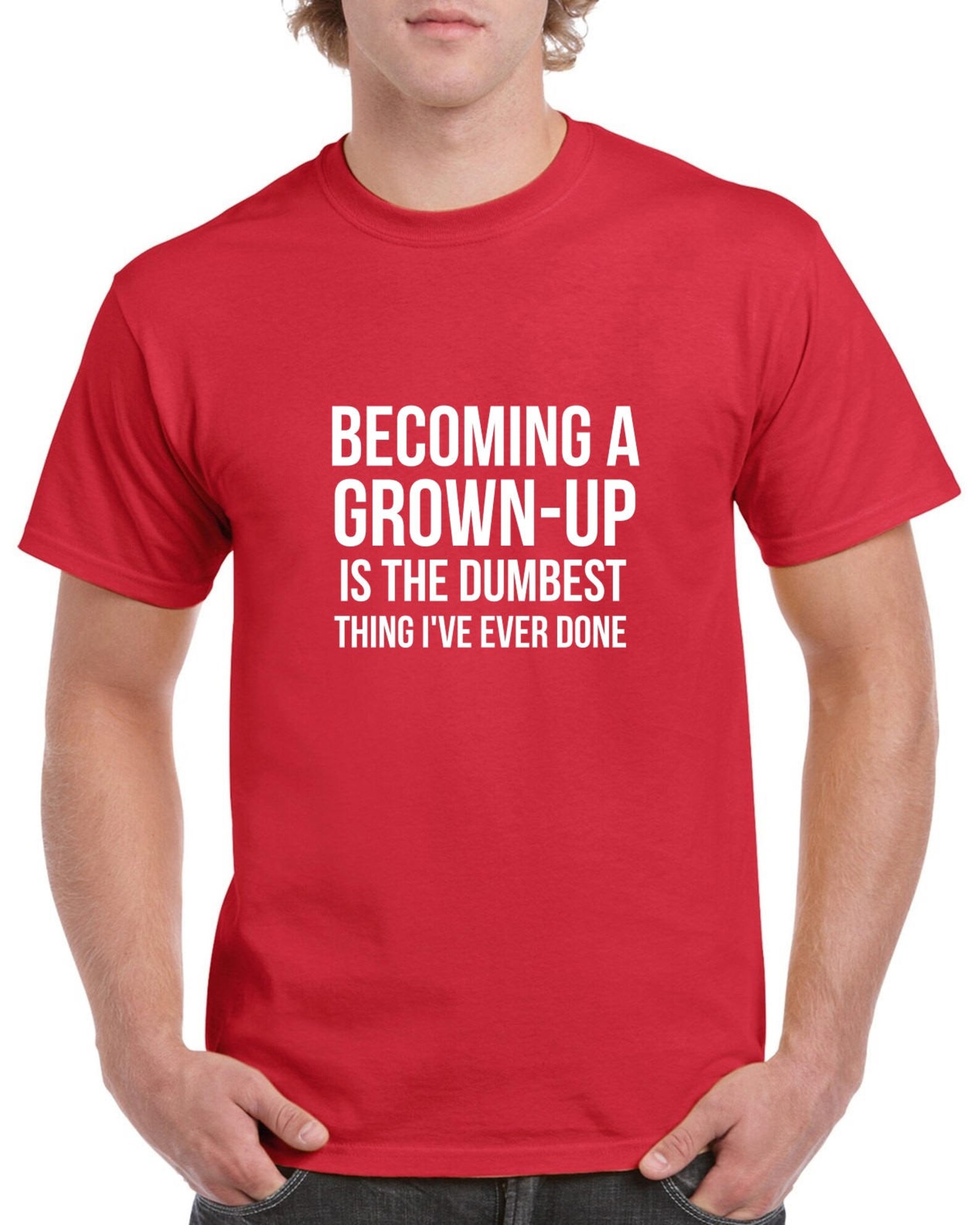 Becoming A Grown-up Shirt Funny Gift Funny Tshirt Gift for - Etsy