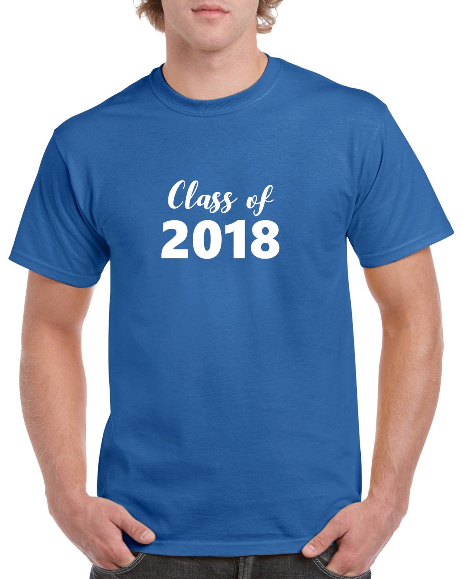 Class Of 2018 Shirt Gift For High School Graduate Graduation Etsy