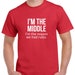 I'm the Middle Tshirt Sibling Gift Sibling Shirt Middle Child Gift - Etsy
