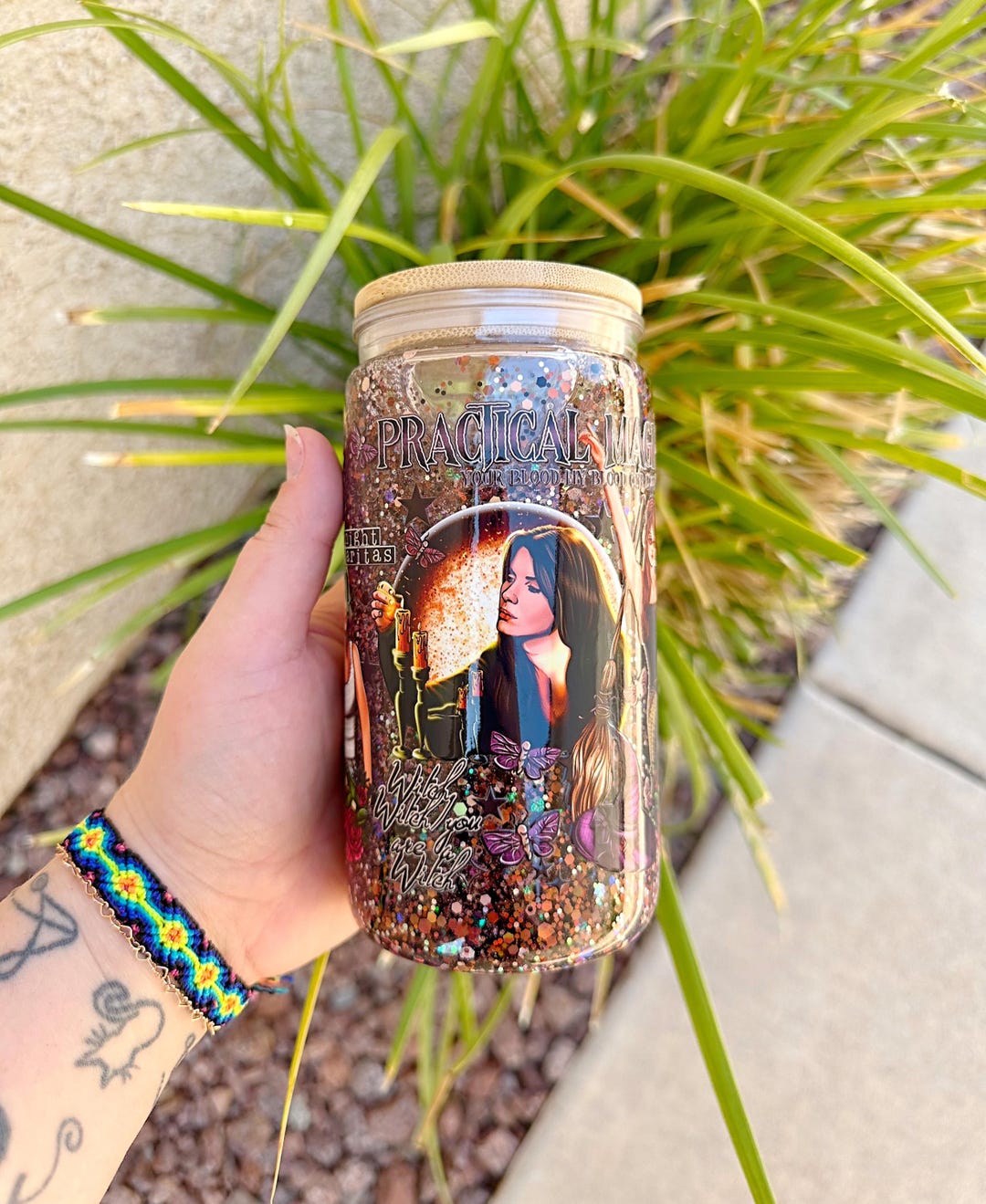Practical Magic Witch Fast Acrylic Snow Globe Beer Can Cup Tumbler - Etsy