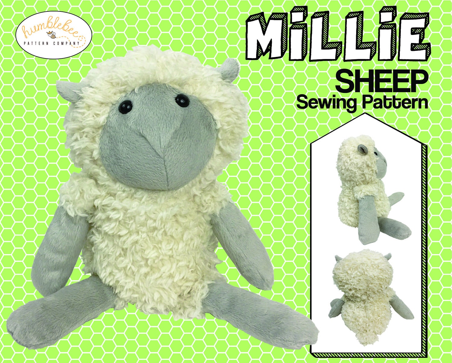 Sheep Sewing Pattern Lamb PDF Instant Download Tutorial Farm Stuffed ...