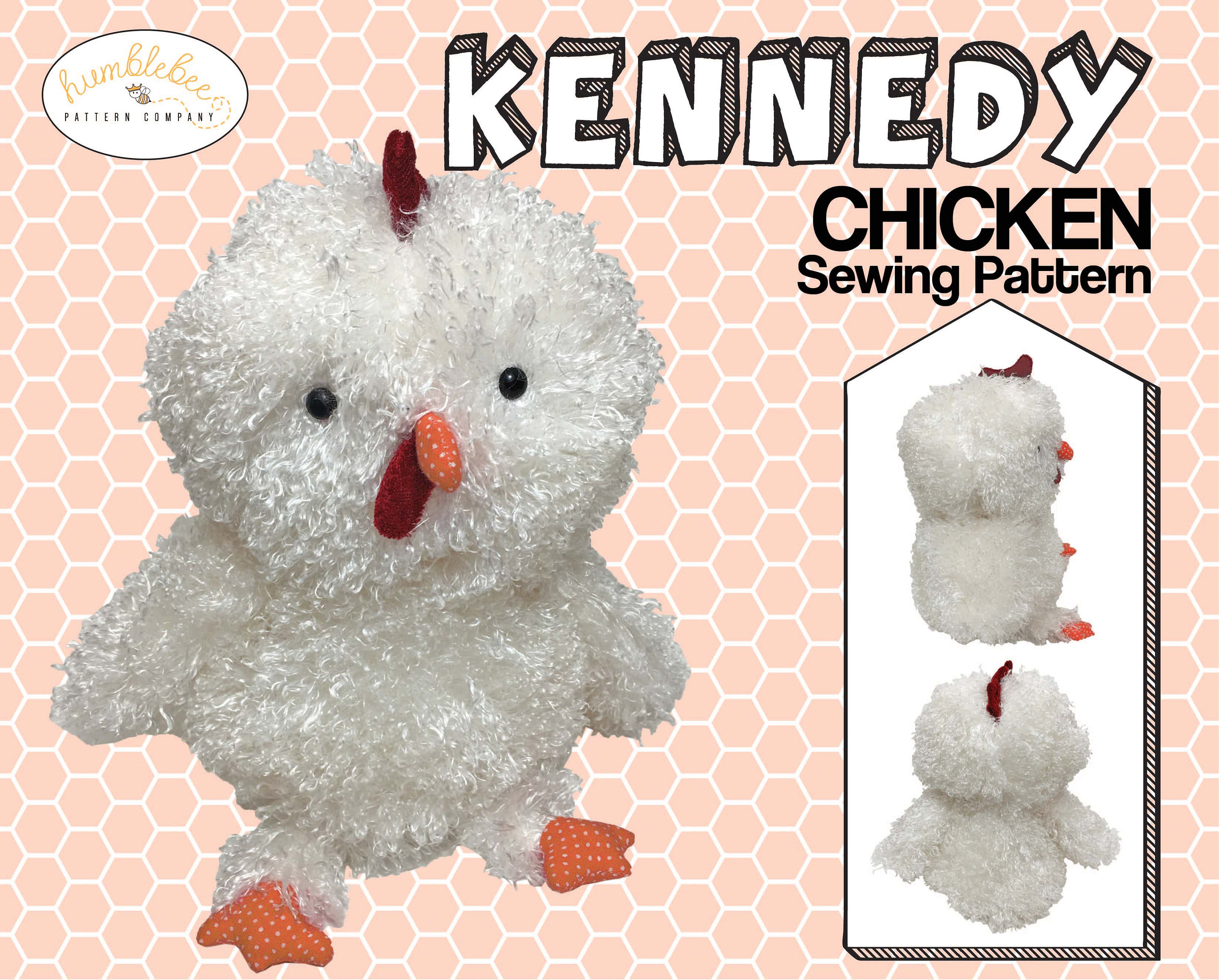 Chicken Sewing Pattern Rooster Farm Animal Pdf Instant | Etsy