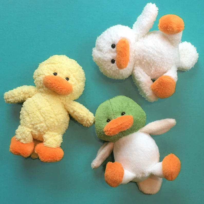 Stuffed Animal Sewing Patterns Sloth and Duck PDF Instant - Etsy