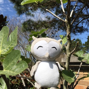 Owl Toy Sewing Pattern | Stuffed Animal Pattern | Barn Owl PDF Instant ...