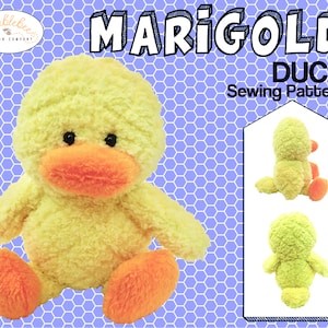 Duck Toy Sewing Pattern | Stuffed Animal Pattern | PDF Instant Download ...
