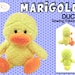 Duck Toy Sewing Pattern | Stuffed Animal Pattern | PDF Instant Download ...