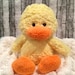 Duck Toy Sewing Pattern | Stuffed Animal Pattern | PDF Instant Download ...
