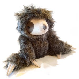 Sloth Toy Sewing Pattern | Stuffed Animal Pattern | Two-toed Sloth PDF ...