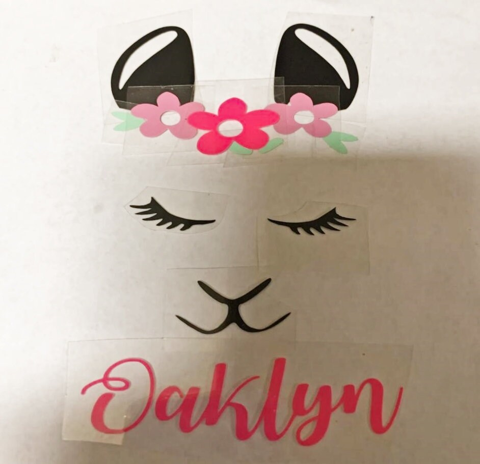 DIY Llama Shirt Decal Personalized Llama Iron on Custom - Etsy