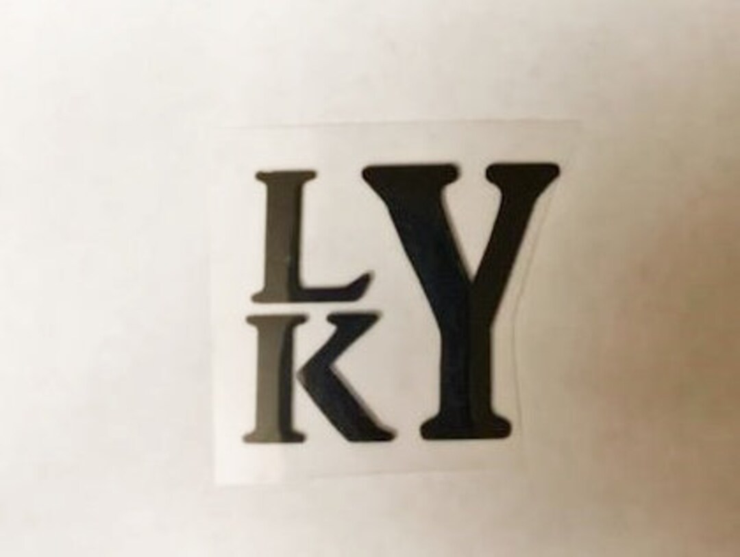 Block Monogram Iron on Decal- Custom Monogram Heat Transfer - Mens ...