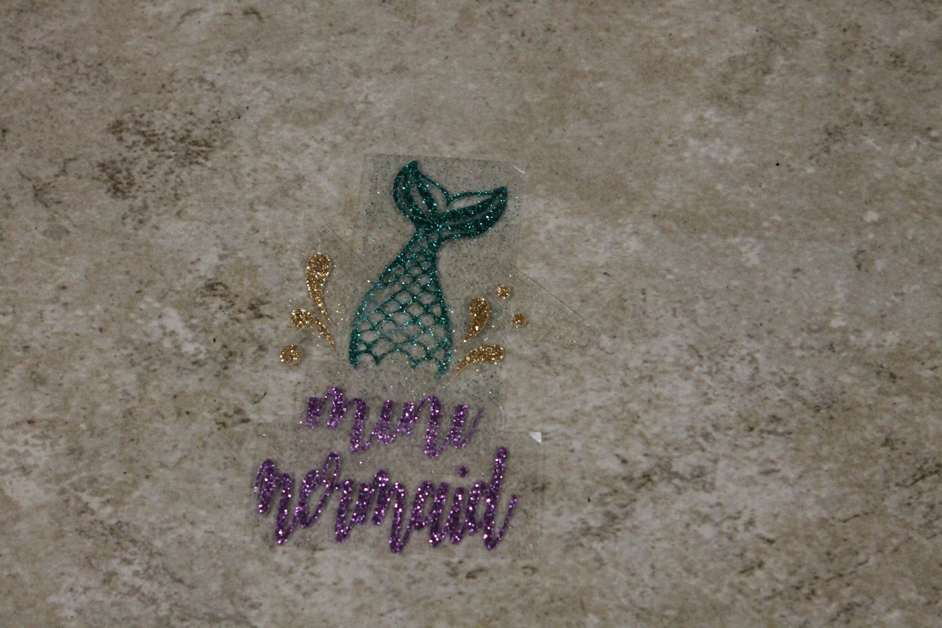 Mermaid Iron on Decal Mermaid Iron on Vinyl Iron on - Etsy