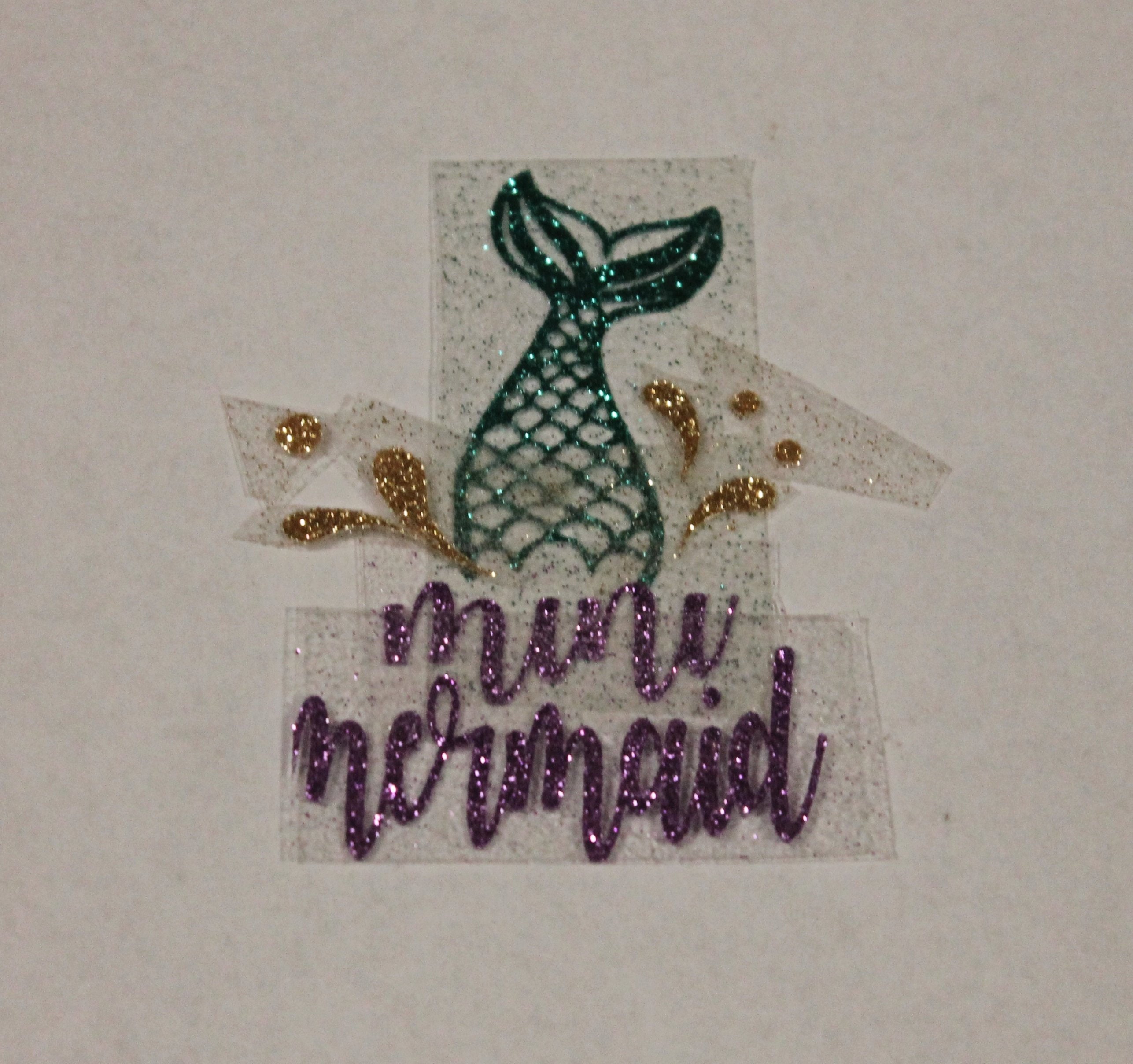 Mermaid Iron on Decal Mermaid Iron on Vinyl Iron on - Etsy