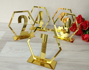 Modern Gala Table Numbers - Etsy