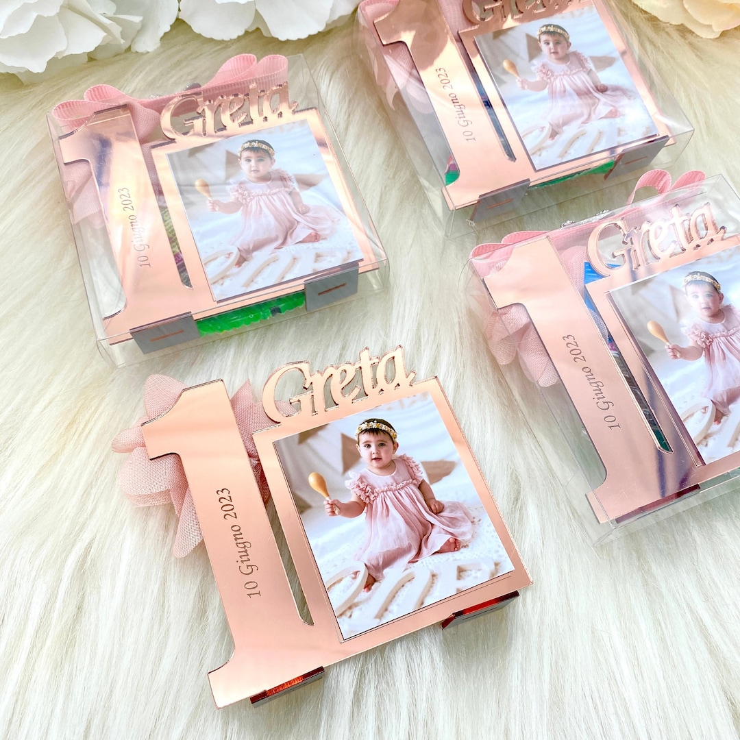 Personalized First Birthday Party Favors, Birthday Keepsake, Photo ...