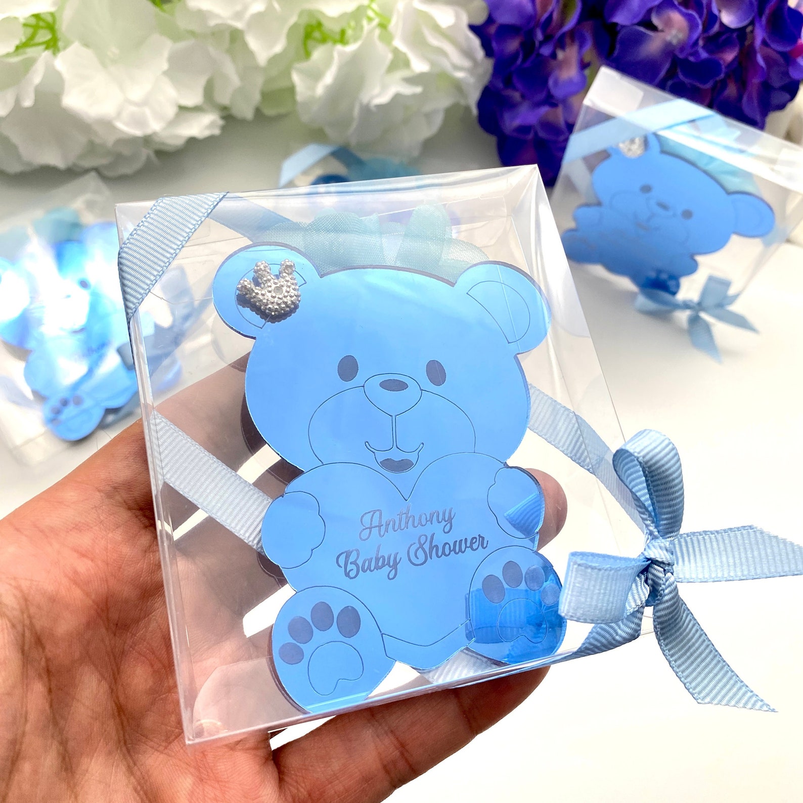 Teddy Bear Magnet, Bear Personalized Gifts, Baby Shower Gifts, Birthday ...