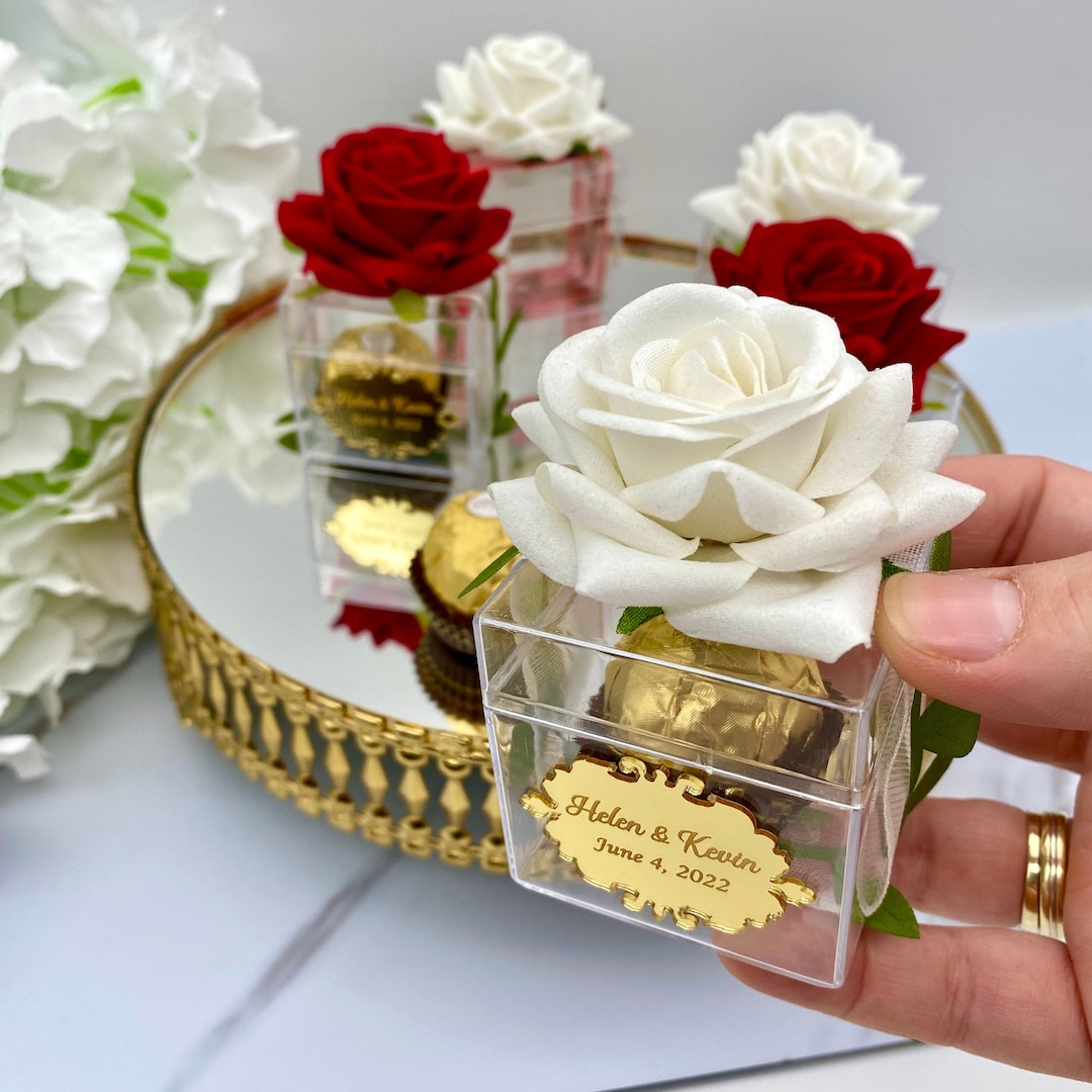 Rose Wedding Favors, Guest Gifts in Bulk, Princess Belle, Bachelorette ...