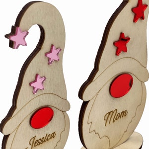 Personalised Christmas Gnomes, Freestanding Family Christmas ...