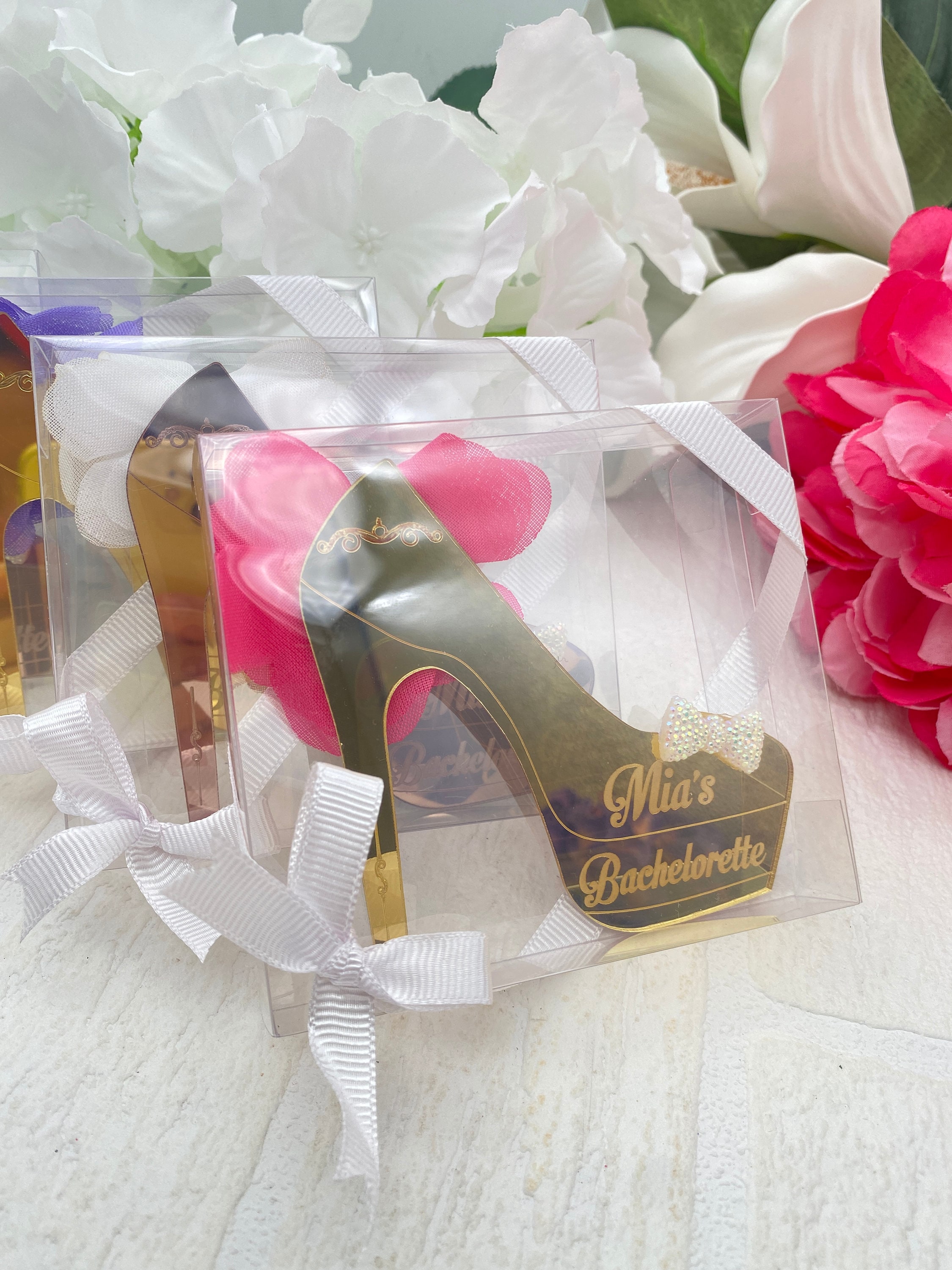 High Heel Shoes Magnet Favor for Bachelorette Party, Quinceañera Gift ...