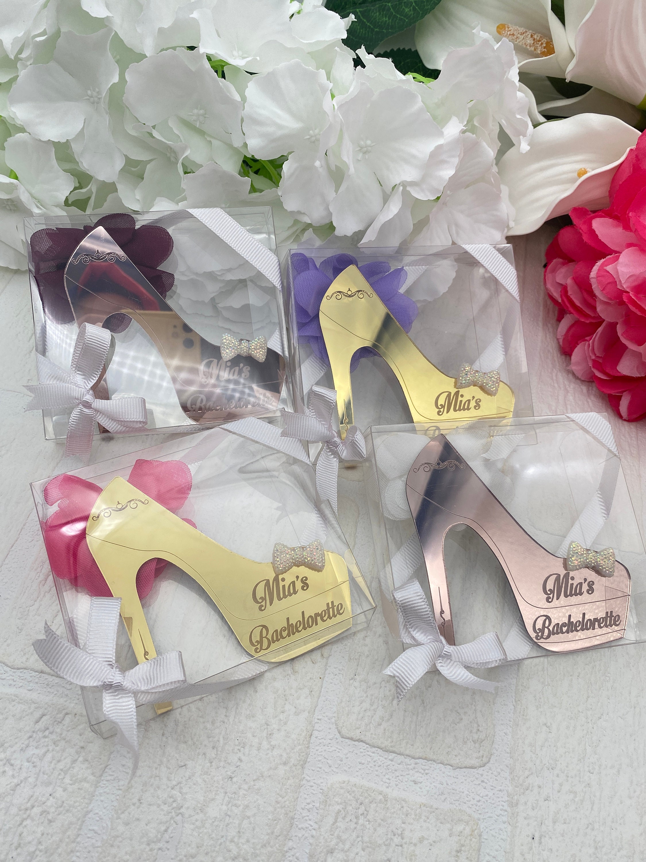 High Heel Shoes Magnet Favor for Bachelorette Party, Quinceañera Gift ...