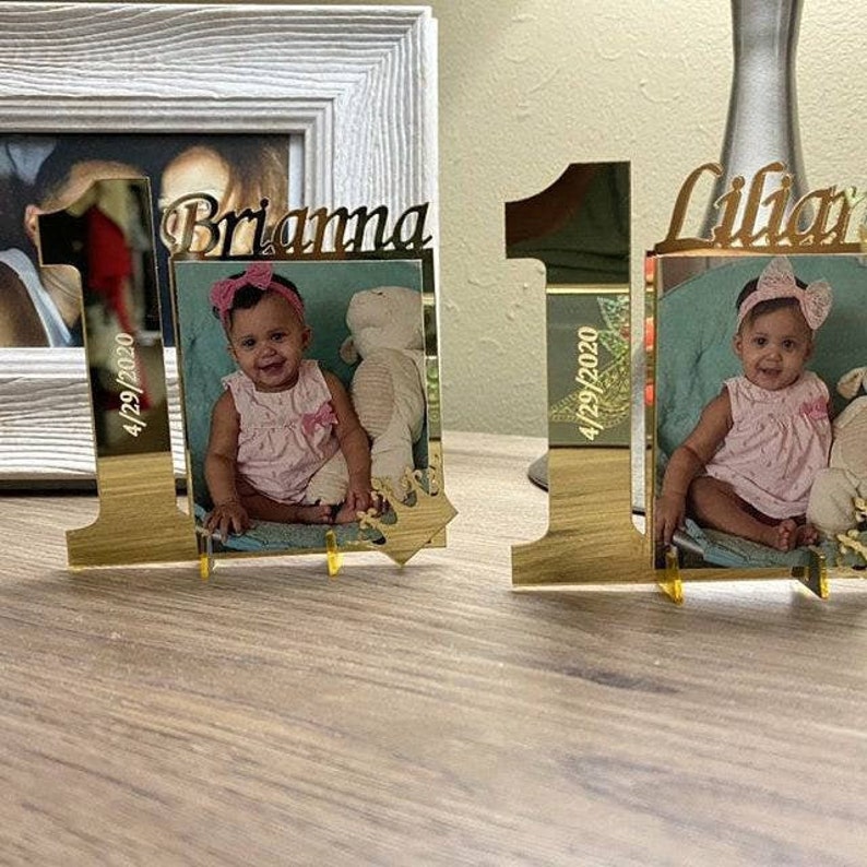 First Birthday Party Favors First Age Photo Frame 1st - Etsy