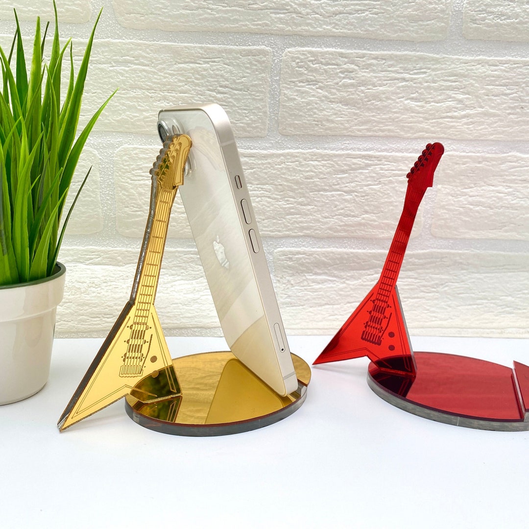 Electric Guitar Phone Holder, Christmas Gifts, Gift for Him, Instrument ...