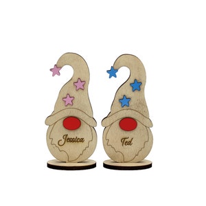 Personalised Christmas Gnomes, Freestanding Family Christmas ...