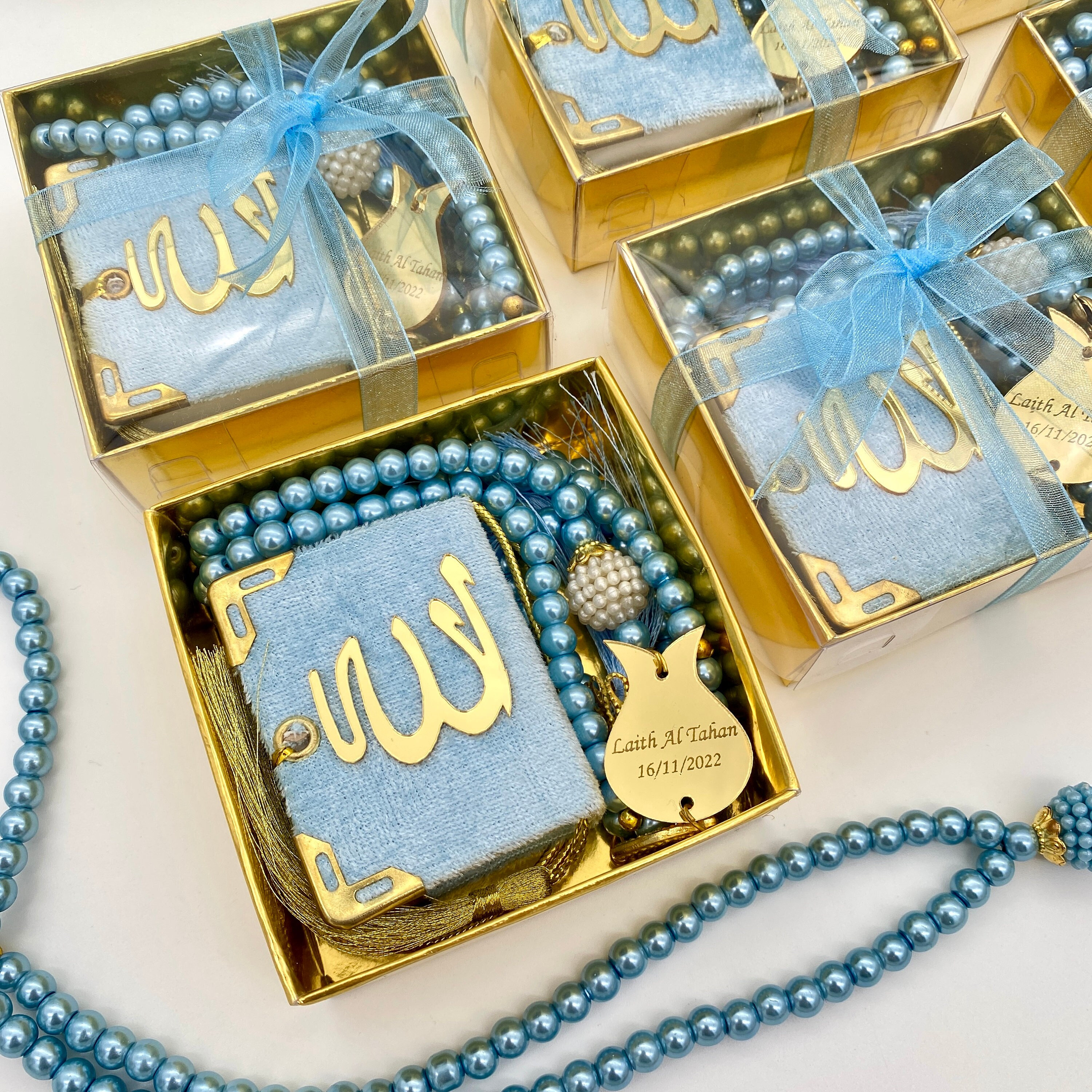 Arabic Velvet Mini Quran Favor, Ramadan Mubarak, Custom Mini Quran ...
