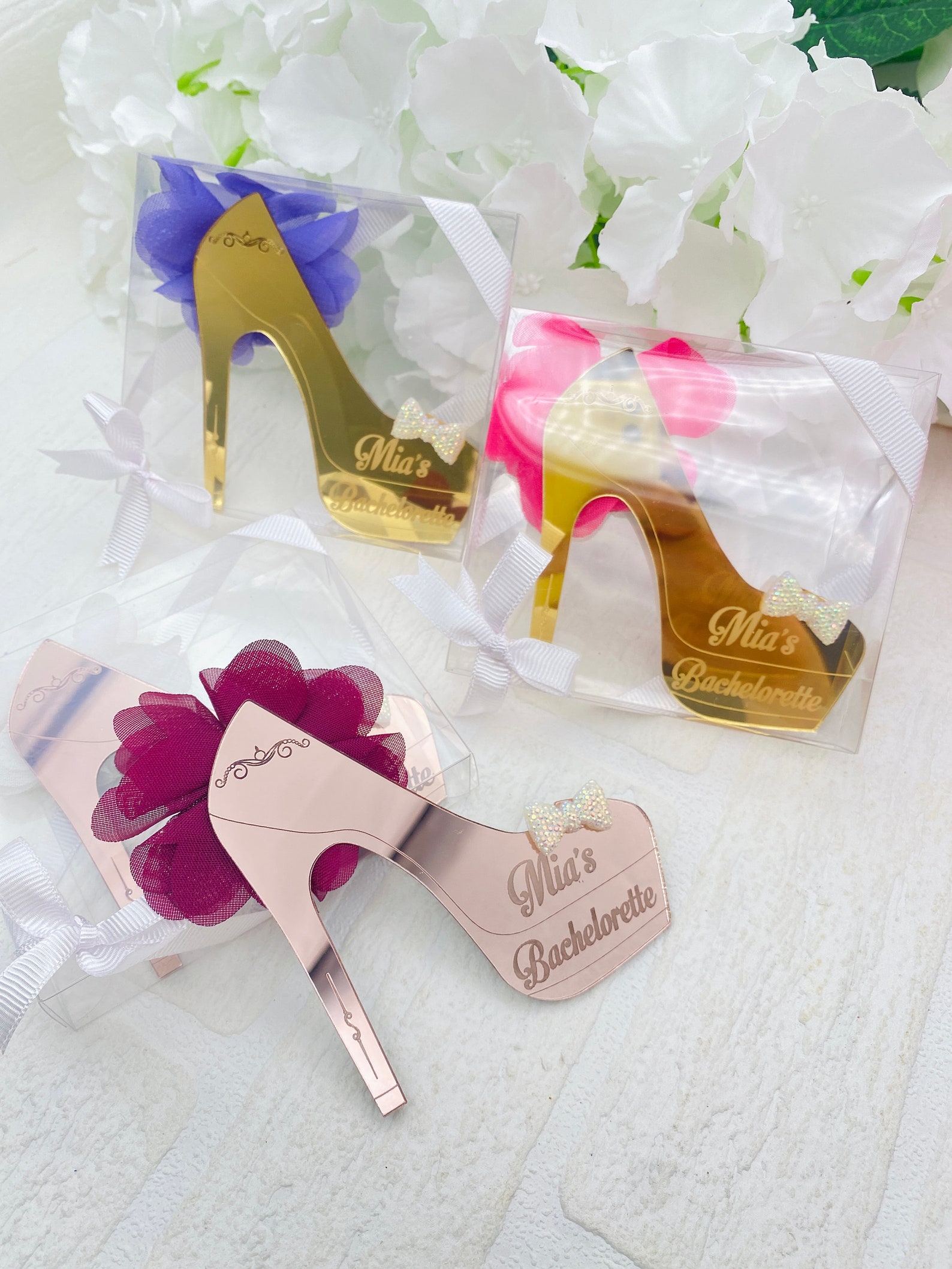 High Heel Shoes Magnet Favor for Bachelorette Party, Quinceañera Gift ...