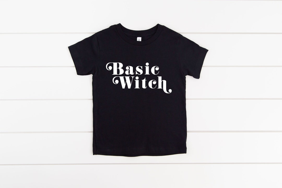 Basic Witch Shirt | Kids Halloween Shirt | Halloween Shirt | Basic ...