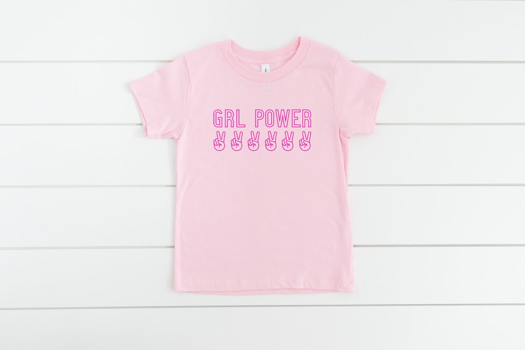Girl Power Shirt Girl Power Peace Sign Shirt Feminist Shirt Girl Gang ...