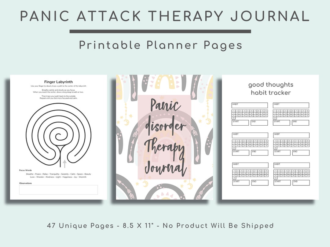 Panic Attack Therapy Journal, Panic Disorder, DSM5, Counseling Relief ...