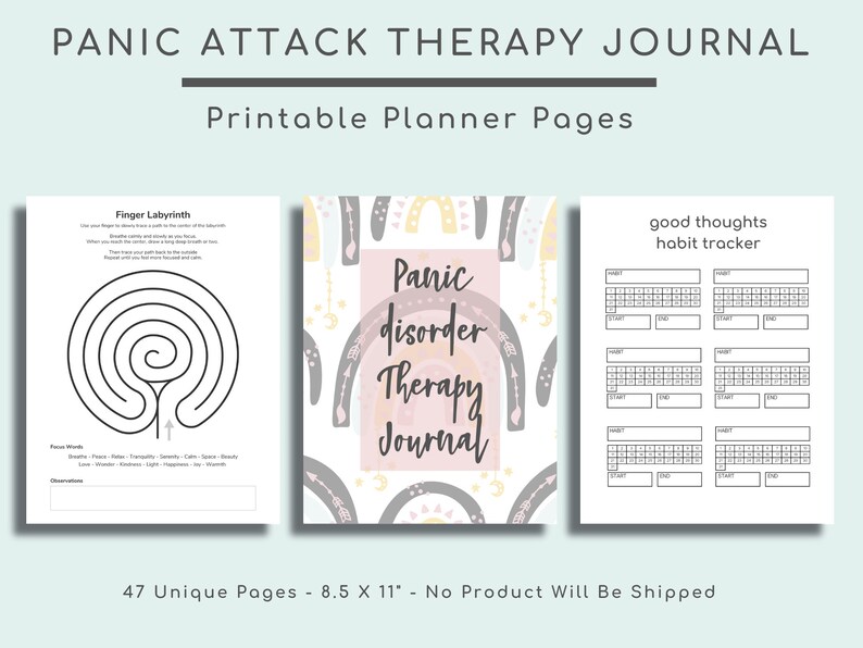 Panic Attack Therapy Journal, Panic Disorder, DSM5, Counseling Relief ...