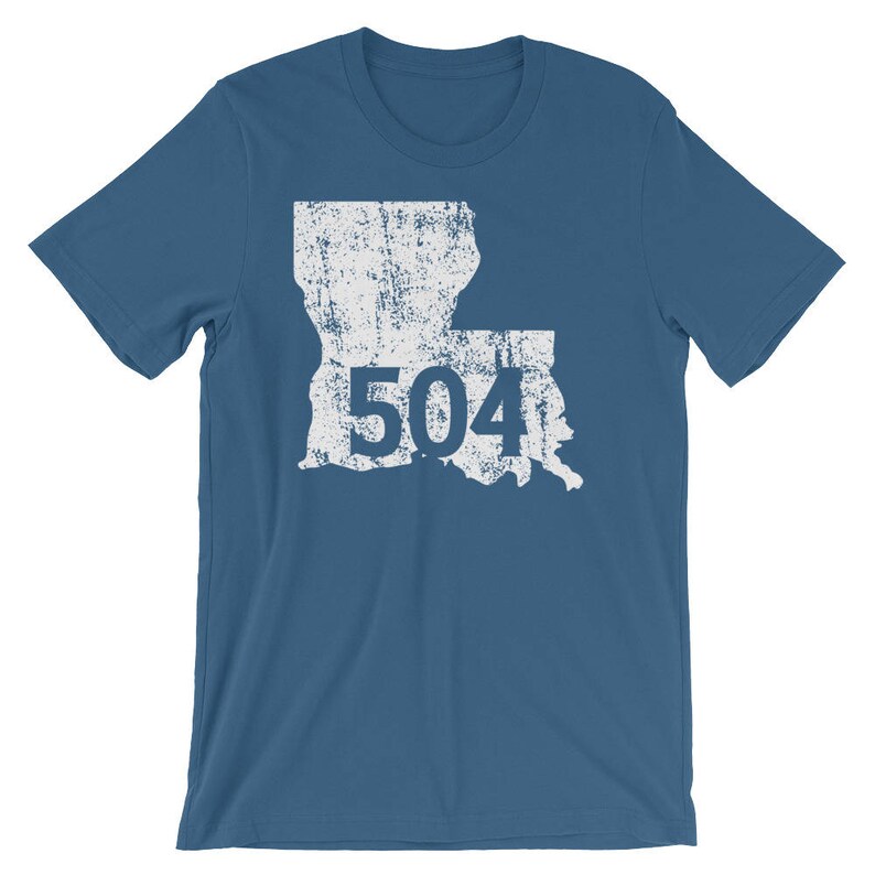 New Orleans Marrero Area Code 504 Louisiana Gift T-Shirt: | Etsy