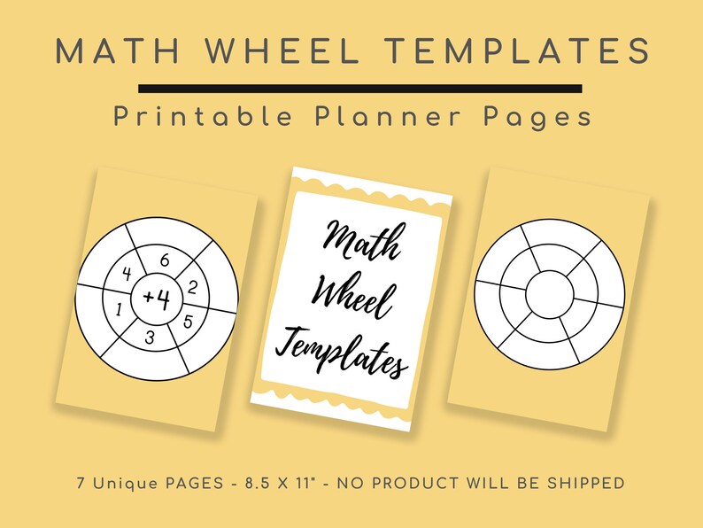 Math Wheel, Printable Templates, DIY Arithmetic Problems, Addition ...