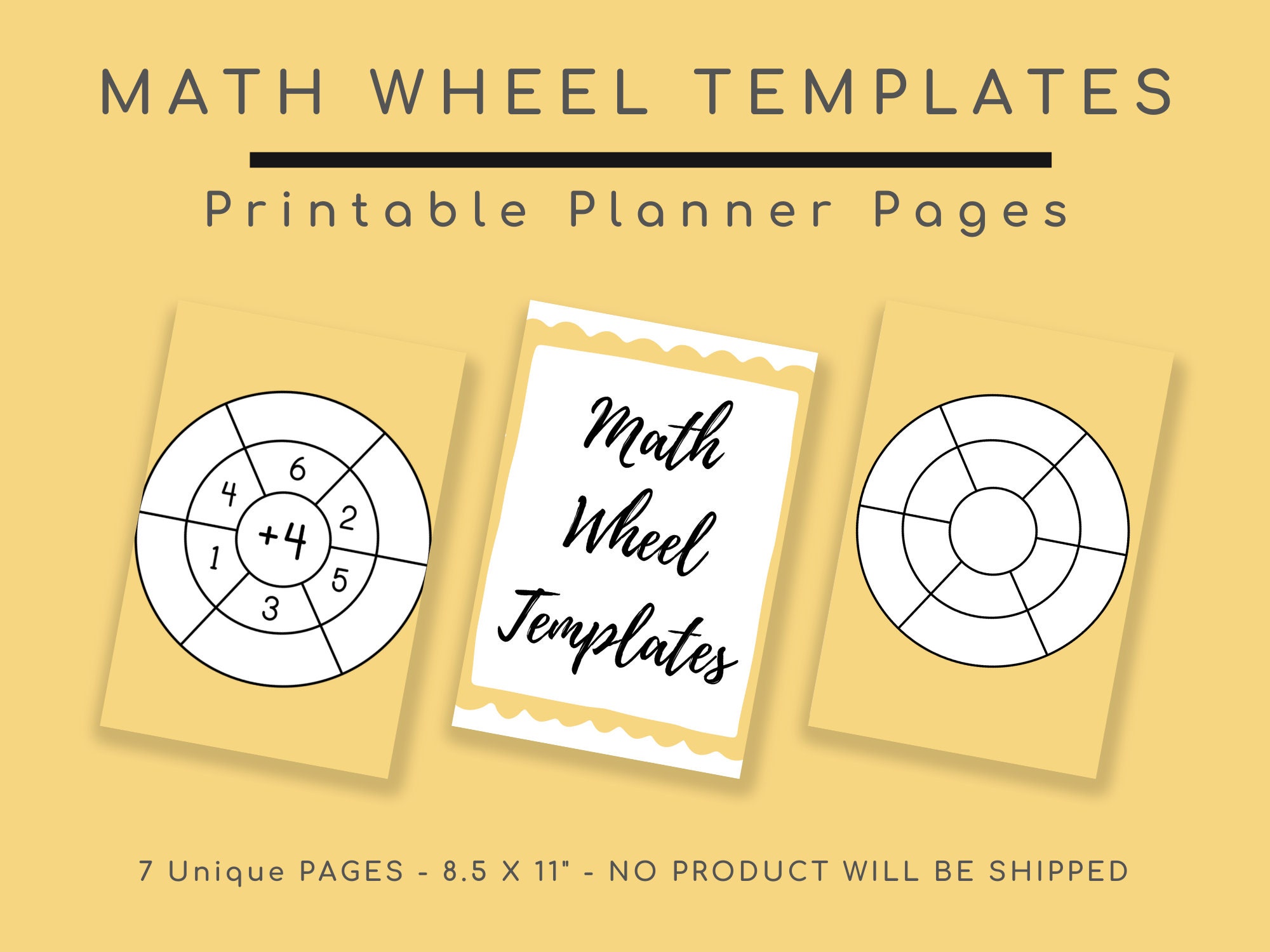 Math Wheel, Printable Templates, DIY Arithmetic Problems, Addition ...