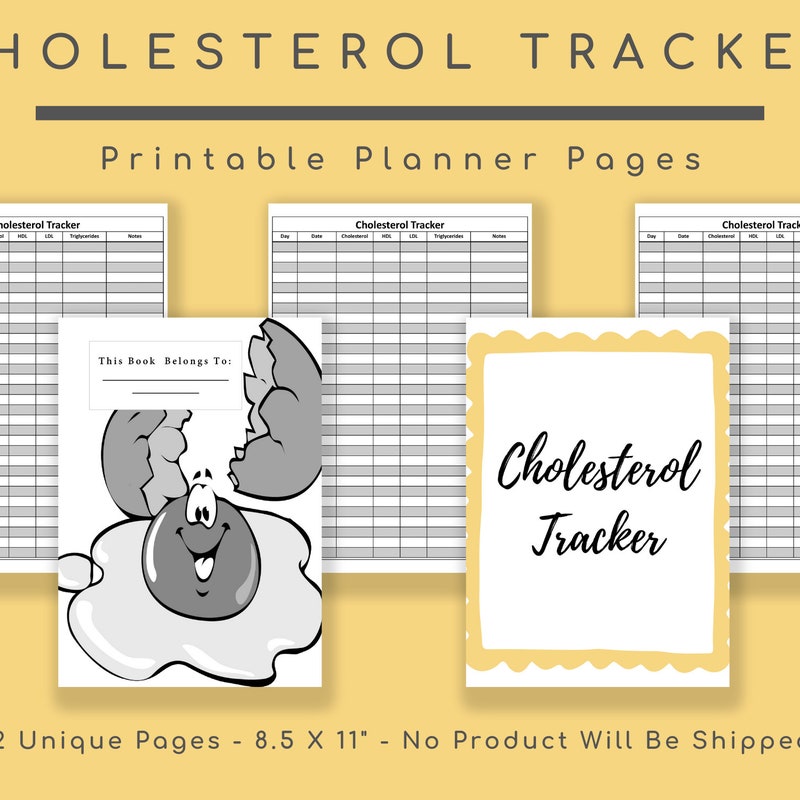 Cholesterol Printable - Etsy