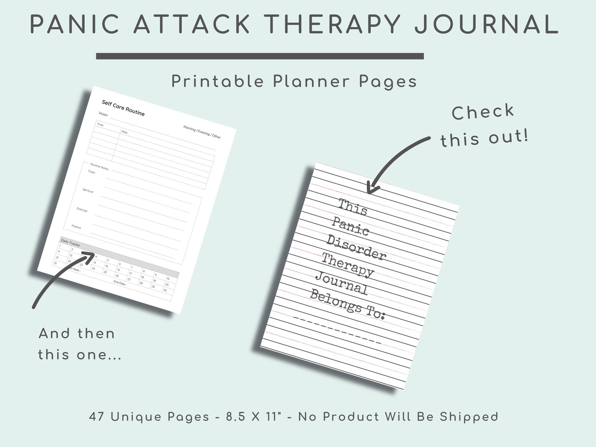 Panic Attack Therapy Journal, Panic Disorder, DSM5, Counseling Relief ...