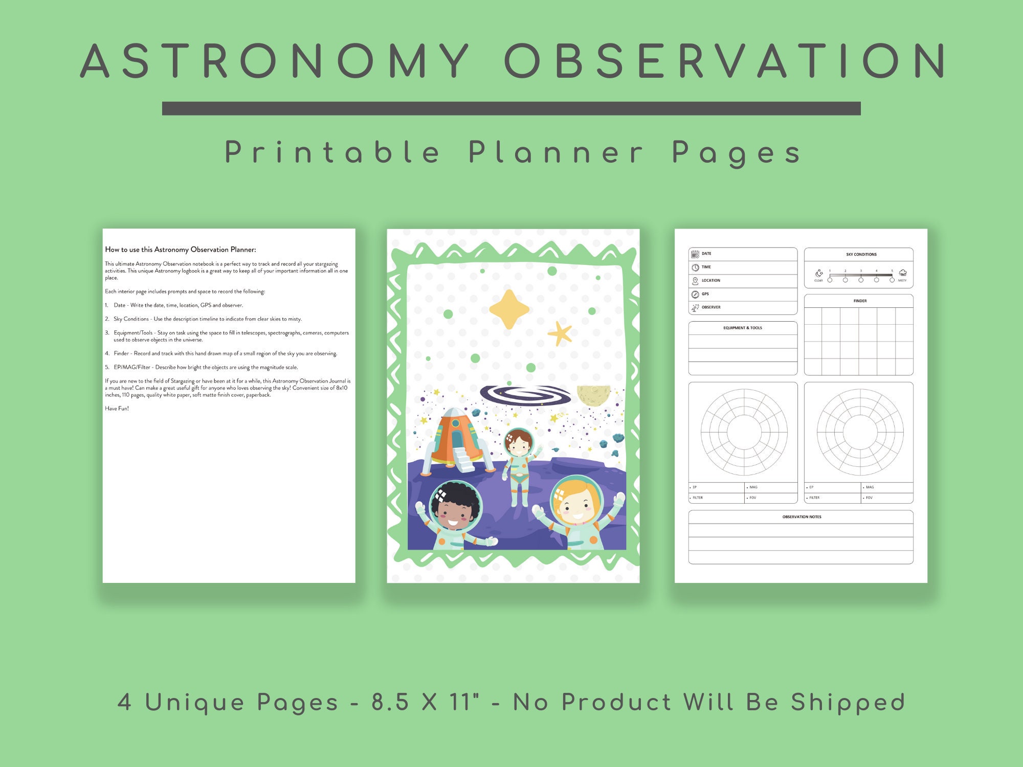 Astronomy Journal for Kids, Constellation Space Universe, Explorer ...