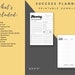 Success Planner, Goal Setter, Goal Planning, Success Tracker, Template ...
