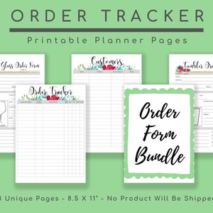 Order Form Bundle, Small Business Kit, Online Order Form Template ...