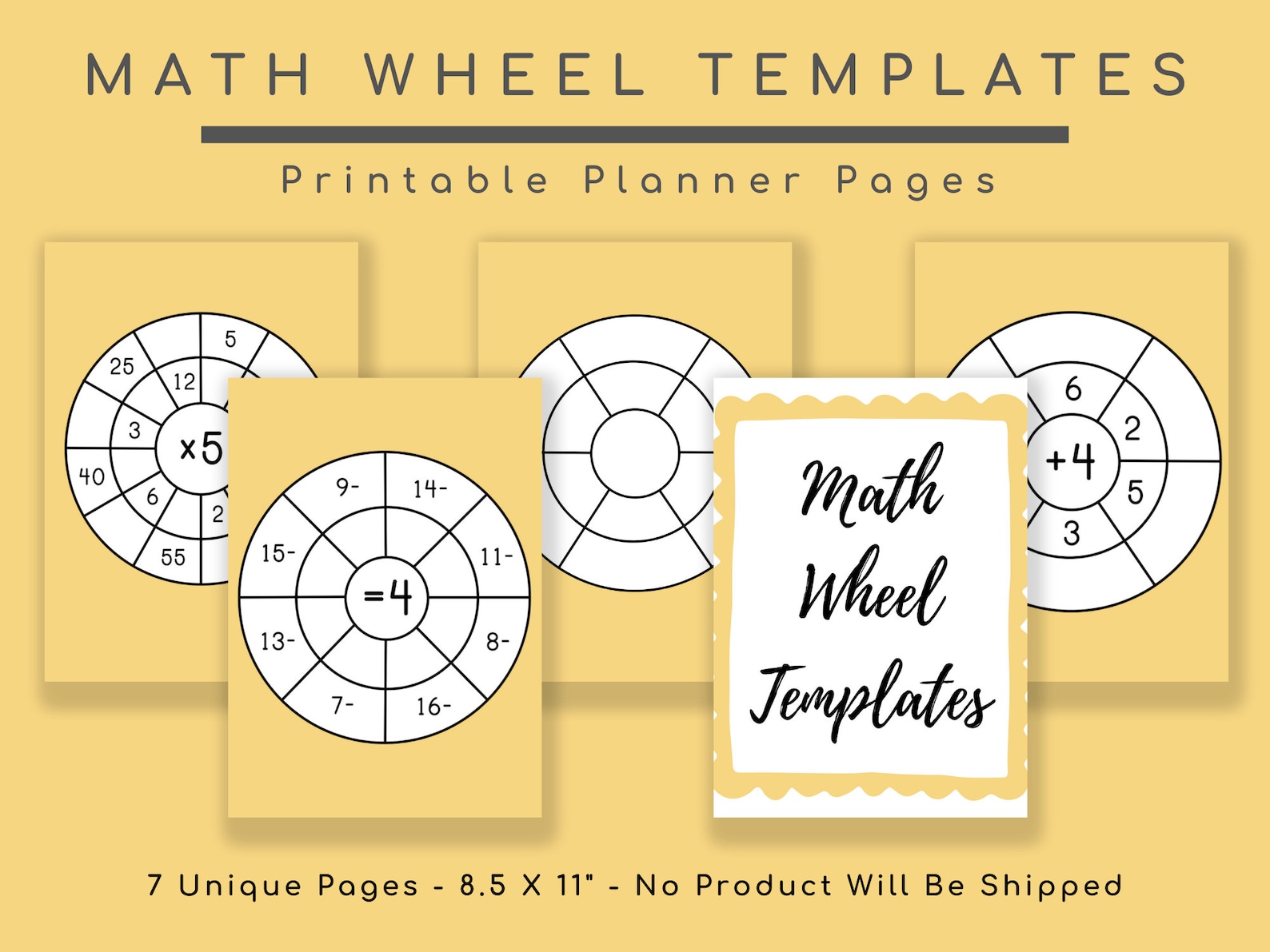 Math Wheel, Printable Templates, DIY Arithmetic Problems, Addition ...