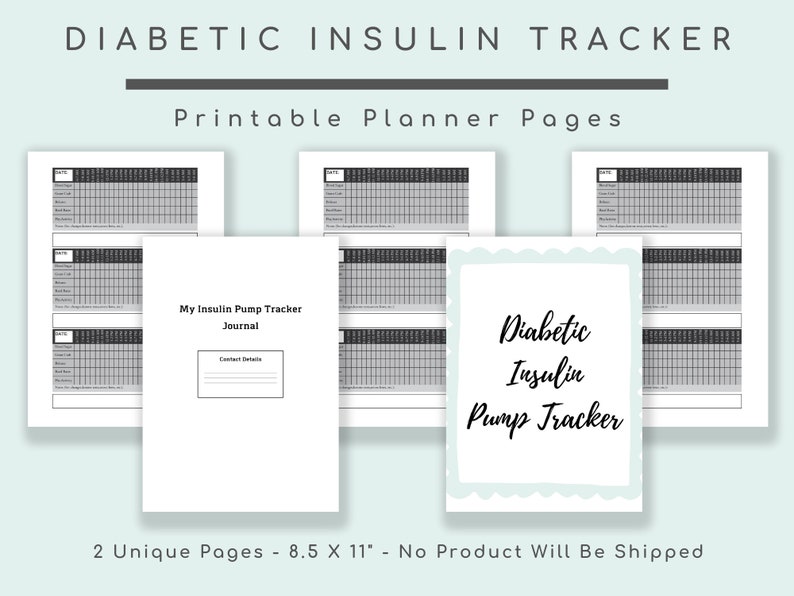 Diabetic Insulin, Pump Tracker, Diabetes Log, Type 1 Medical, Supply ...