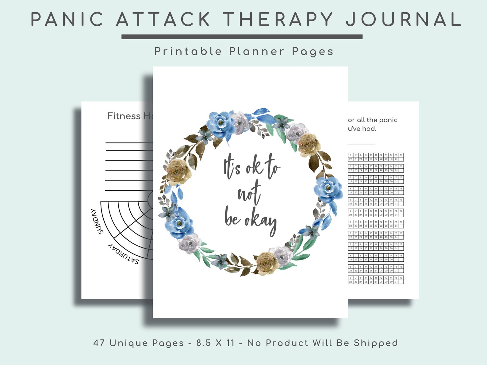 Panic Attack Therapy Journal, Panic Disorder, DSM5, Counseling Relief ...