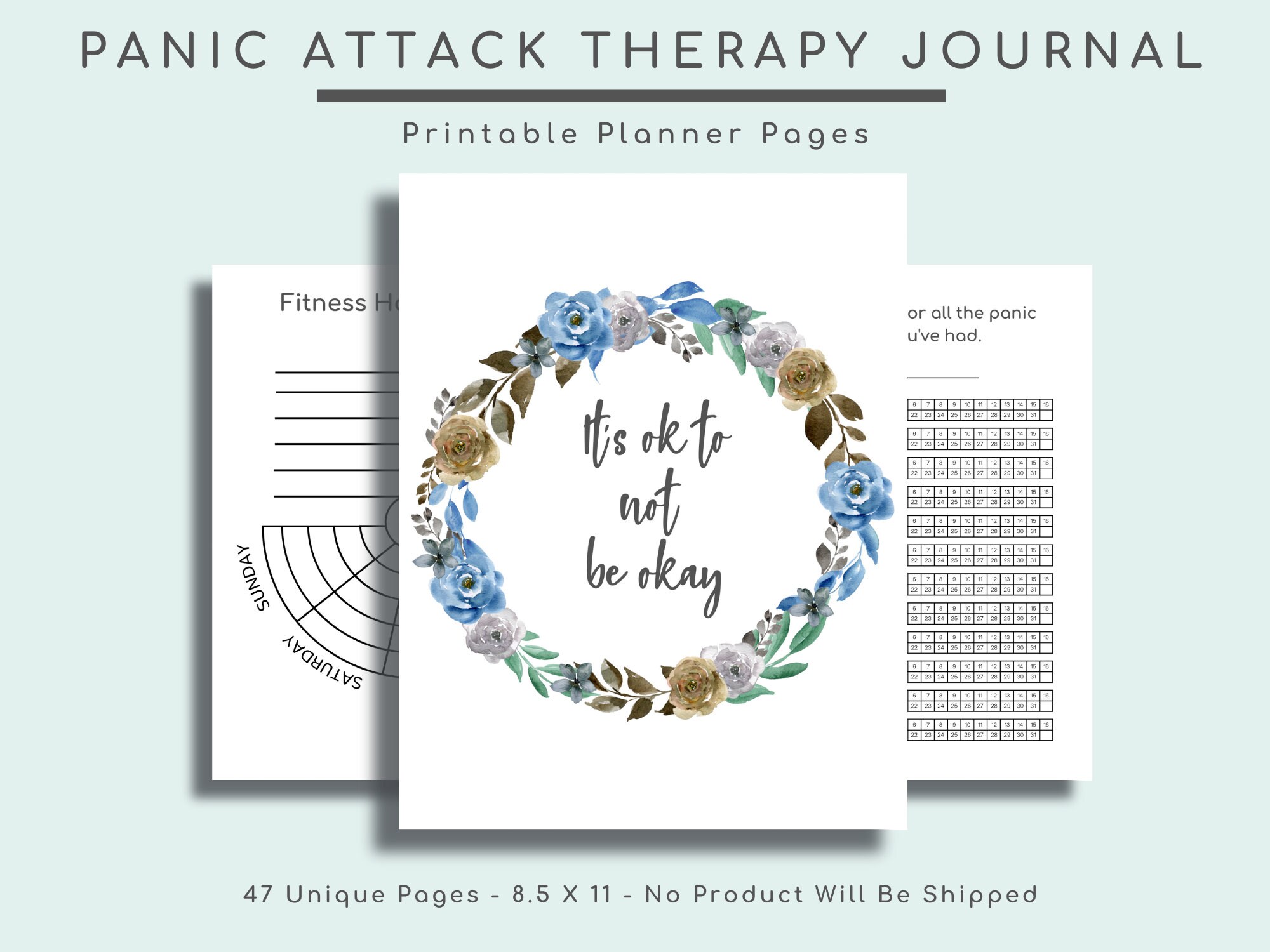 Panic Attack Therapy Journal, Panic Disorder, DSM5, Counseling Relief ...