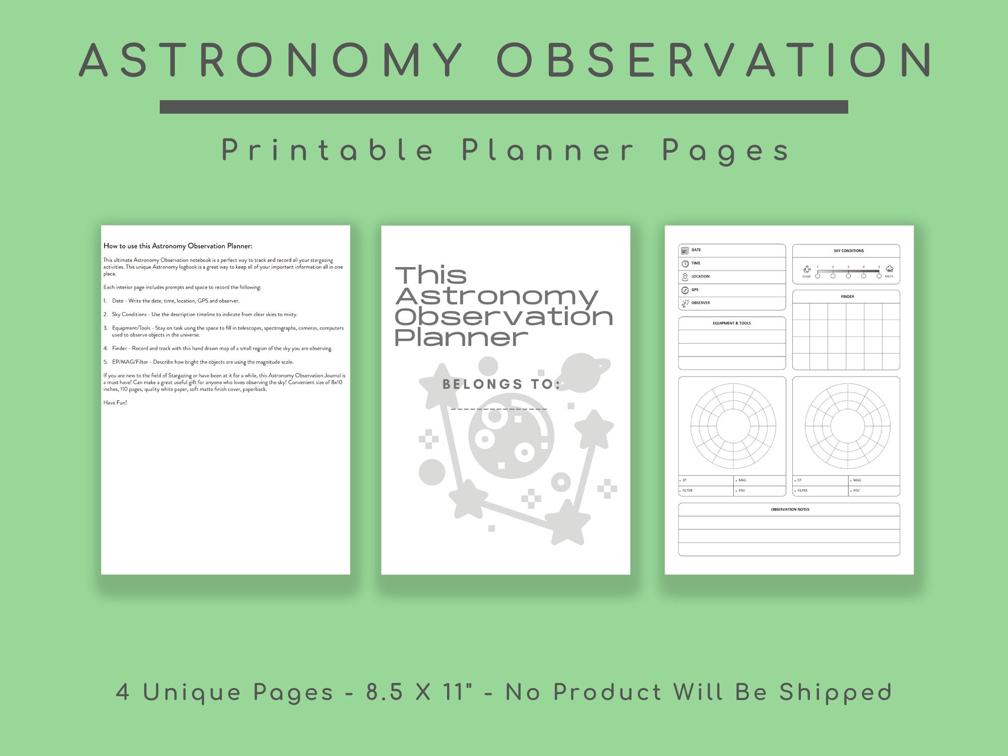 Astronomy Journal for Kids, Constellation Space Universe, Explorer ...