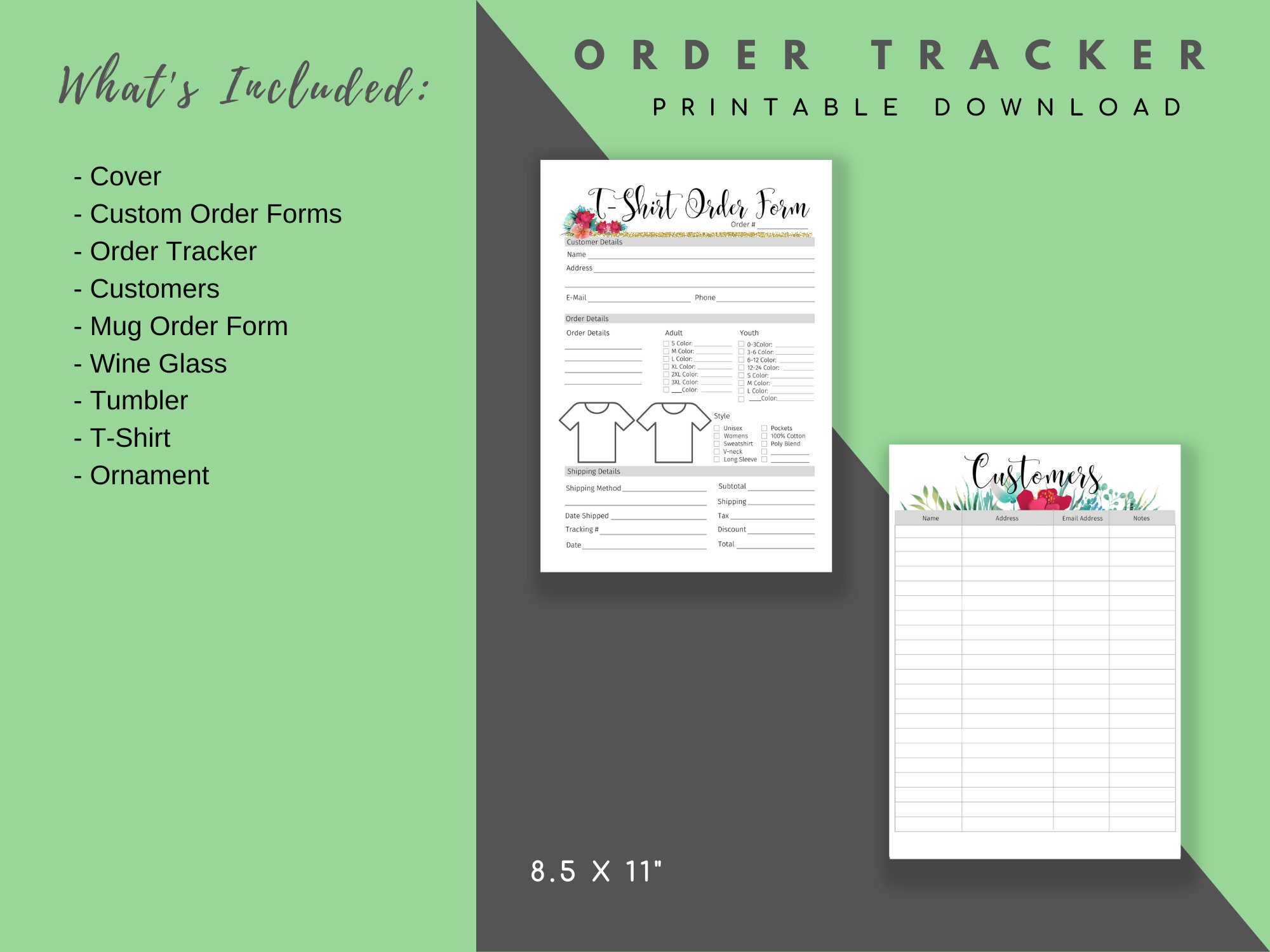 Order Form Bundle Small Business Kit Online Order Form - Etsy