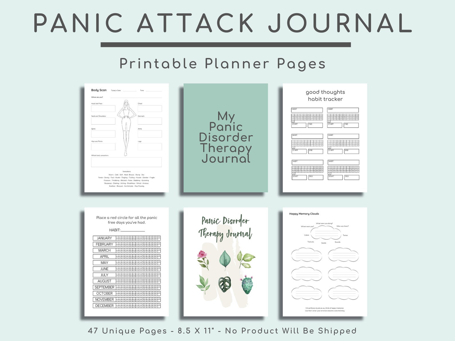 Panic Attack Therapy Journal, Panic Disorder, DSM5, Counseling Relief ...