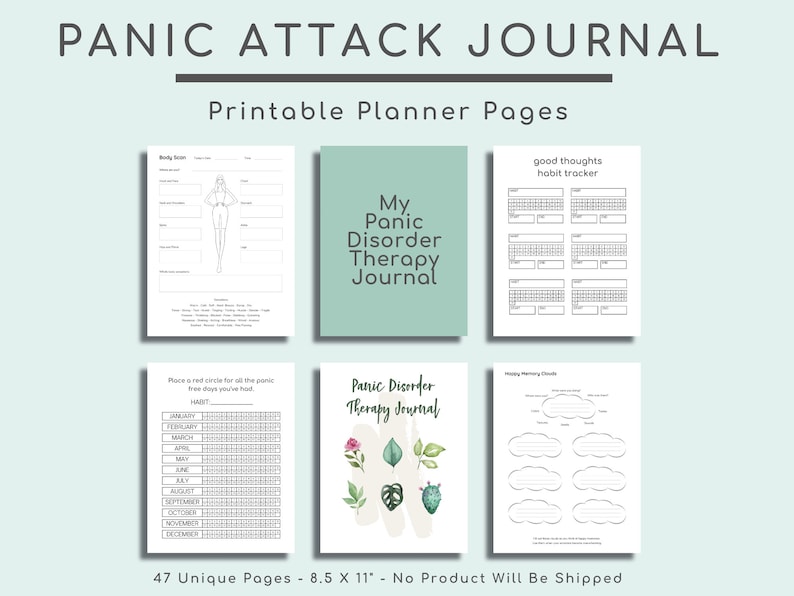 Panic Attack Therapy Journal, Panic Disorder, DSM5, Counseling Relief ...